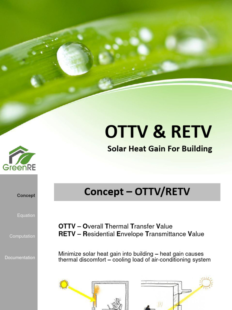 08 - Ottv & Retv | PDF | Window | Sustainable Building