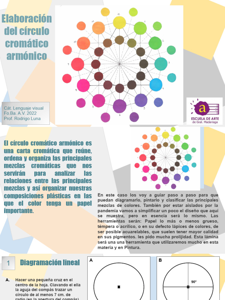 Guía para Crear un Círculo Cromático | PDF | Color | Amarillo