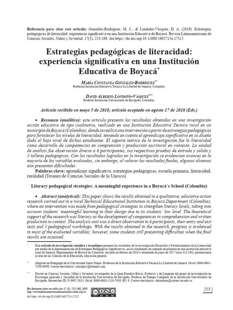 Estrategias Pedagogicas de Literacidad | PDF | Aprendizaje | Maestros