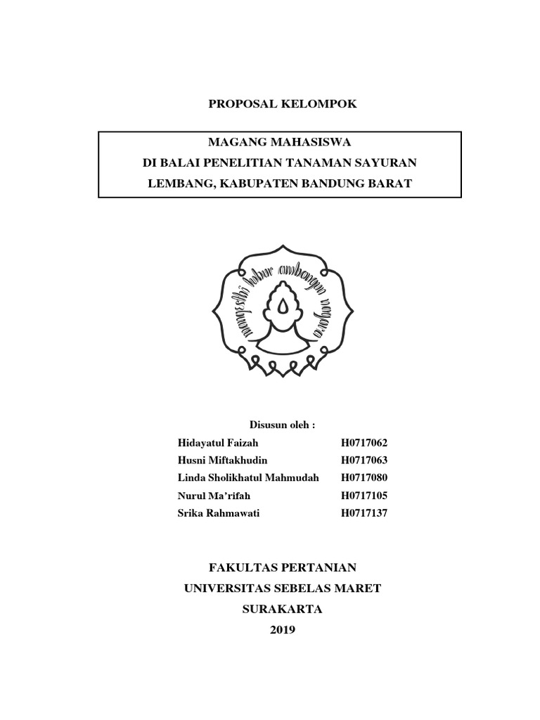 Proposal Magang | PDF