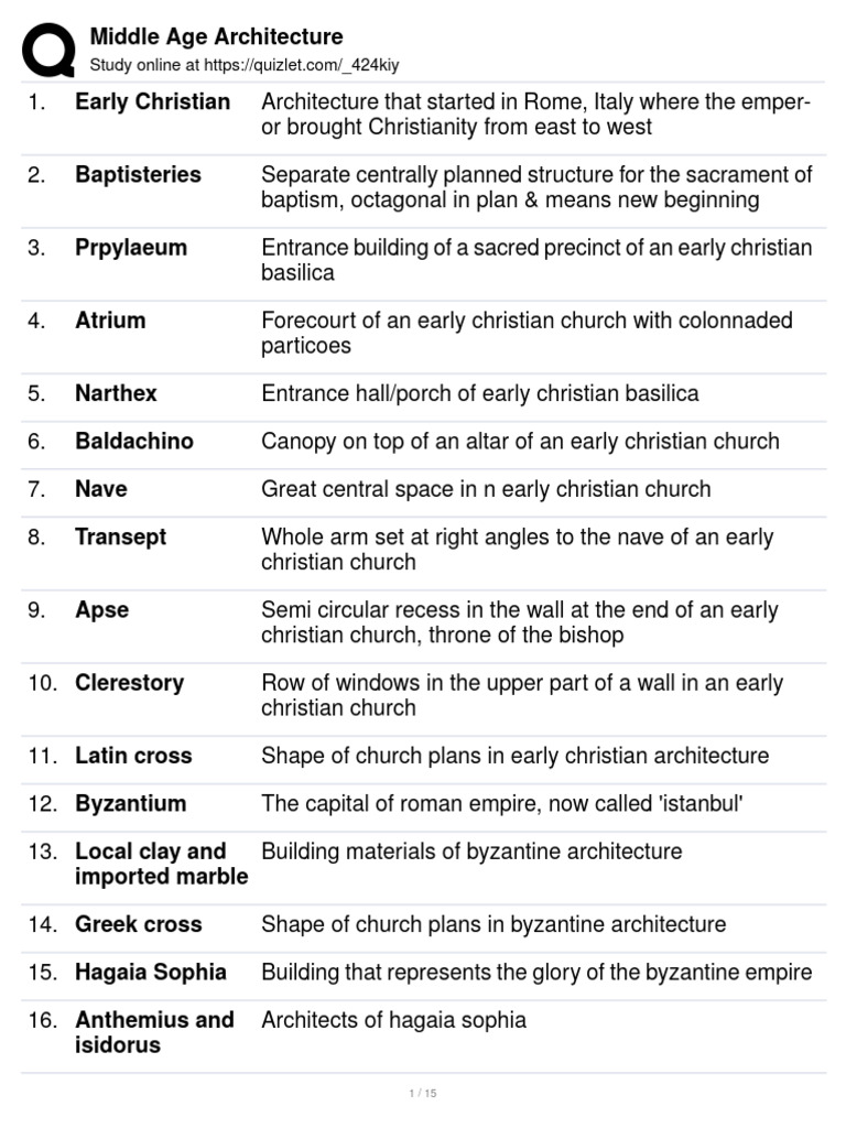 HOA - MIDDLE AGE ARCHITECTURE | PDF | Gothic Architecture | Vault ...