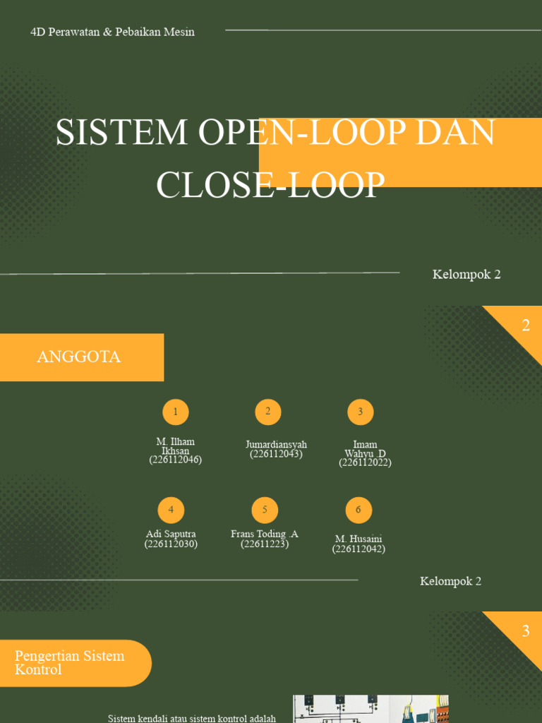 Sistem Open-Loop Dan Close-Loop | PDF
