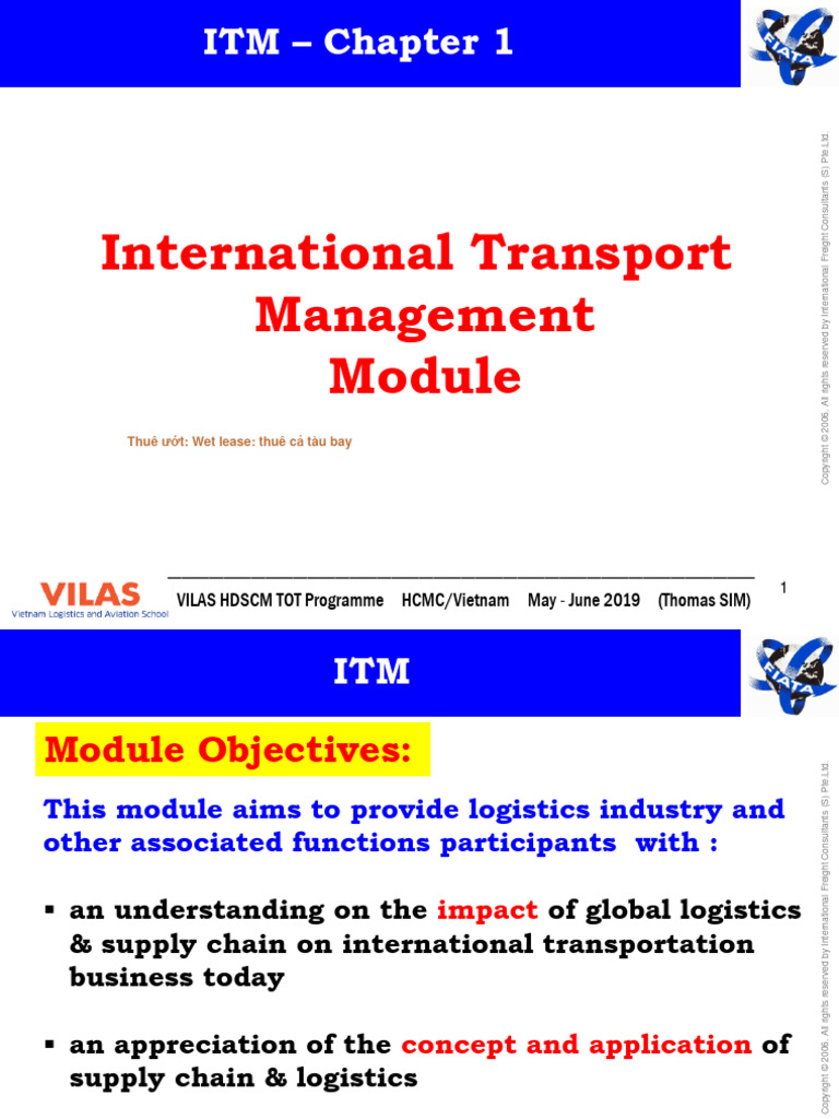 Vilas HDSCM Tot Itm 1 (Intro Itm) | PDF | Economies | Logistics