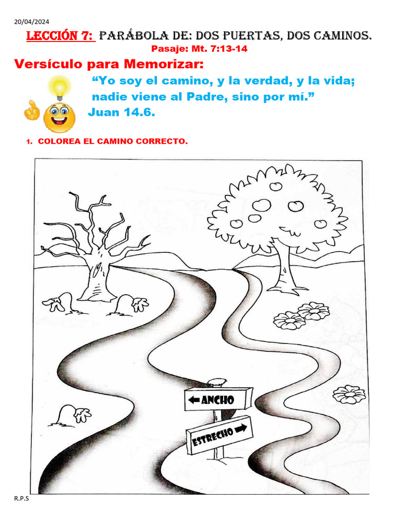 Leccion 7 Dos Puertas y Dos Caminos | PDF