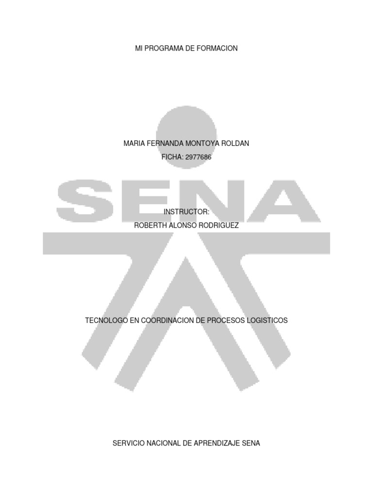 Programa de Formacion | PDF