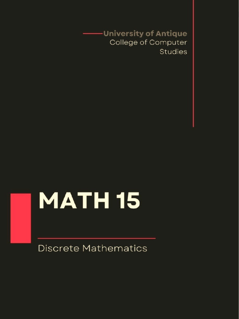 Discrete Mathematics Midterm Coverage | Download Free PDF | Metalogic ...