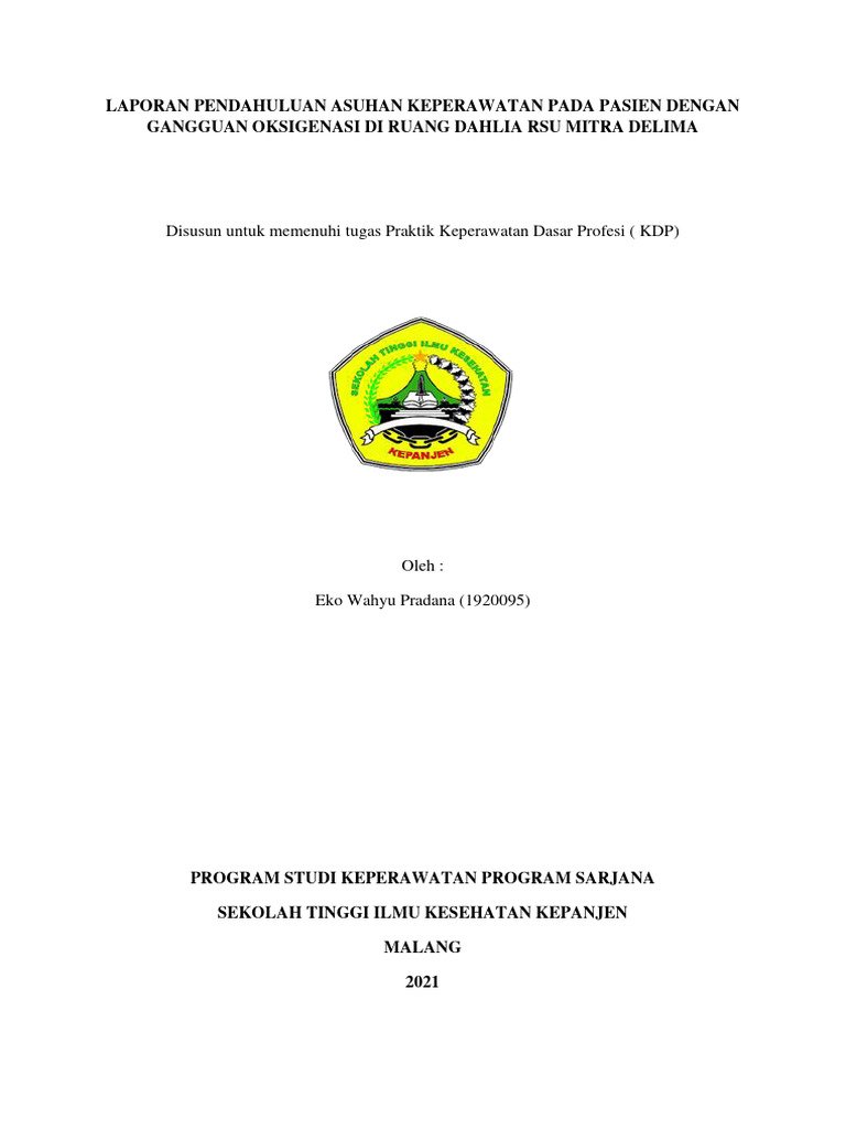 LP + ASKEP KDP 2 (1920095) Eko Wahyu P | PDF | Sains & Matematika