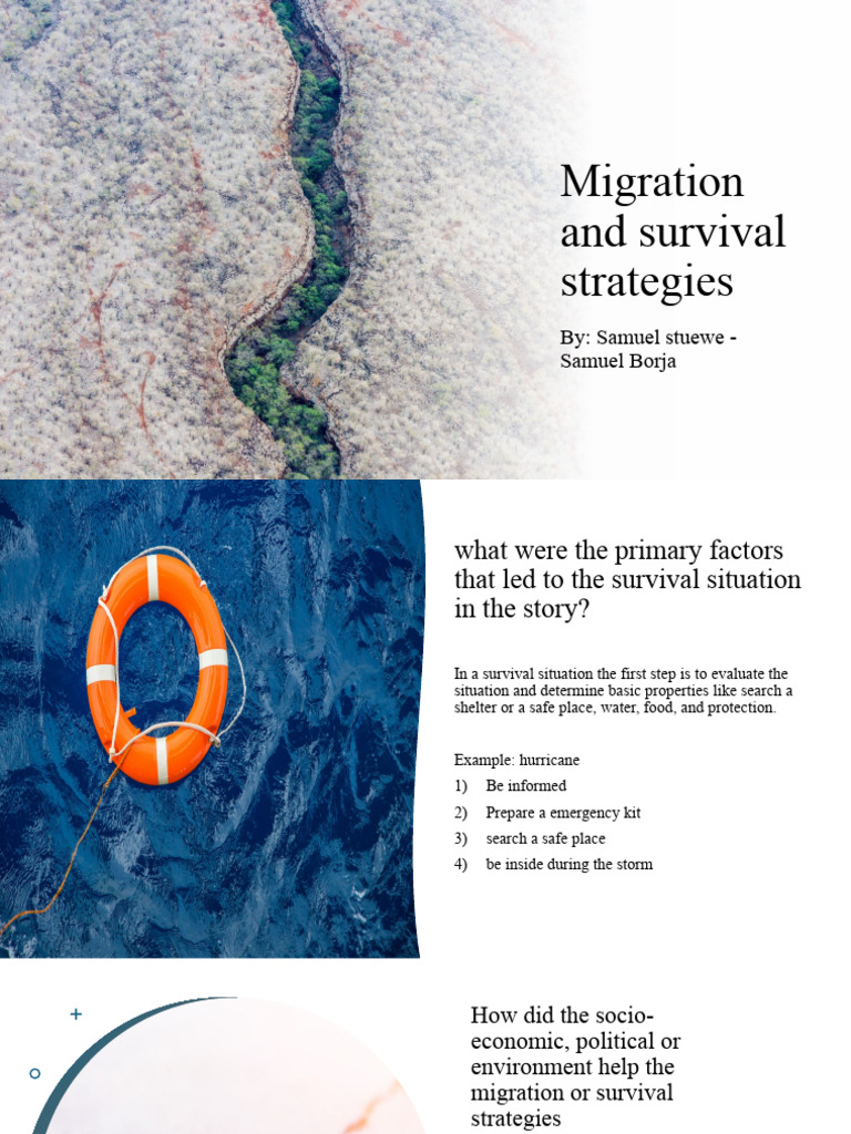 Migration and Survival Strategies Explained | PDF | Psychological ...