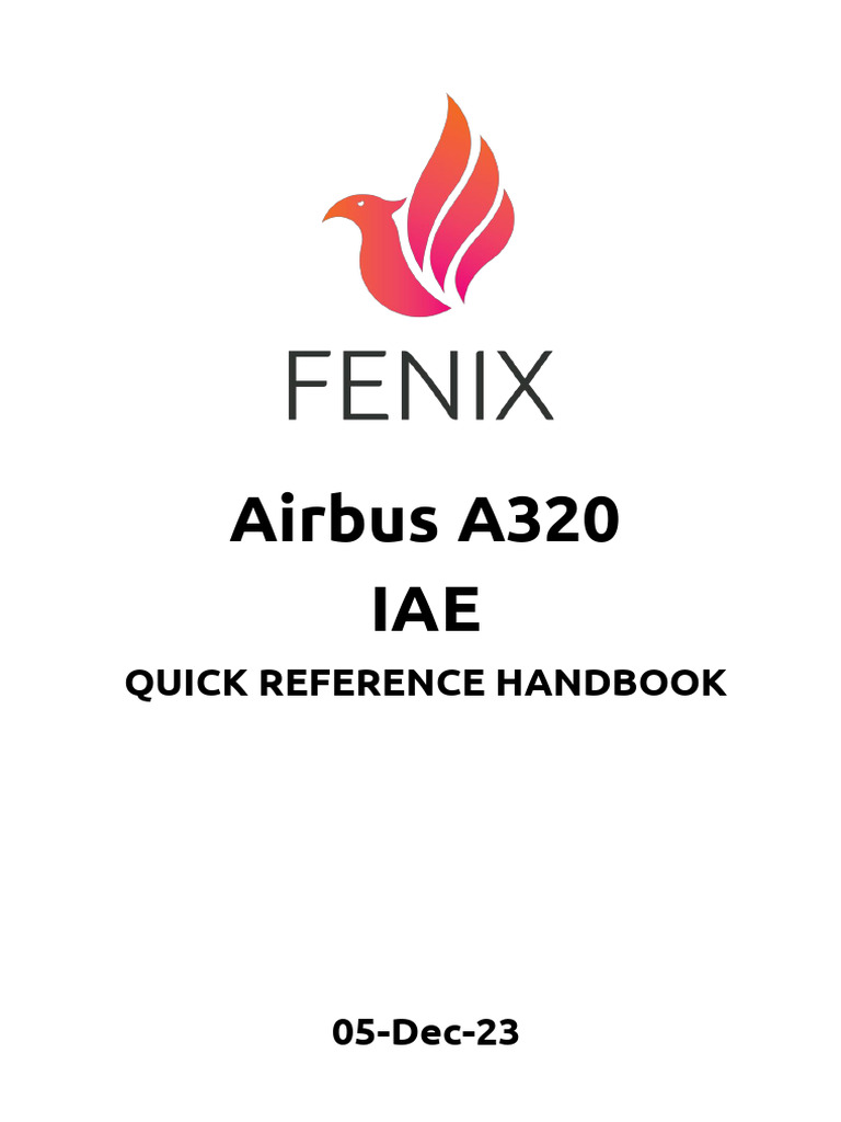 Fenix A320 QRH for Simulations | PDF | Aviation | Transport