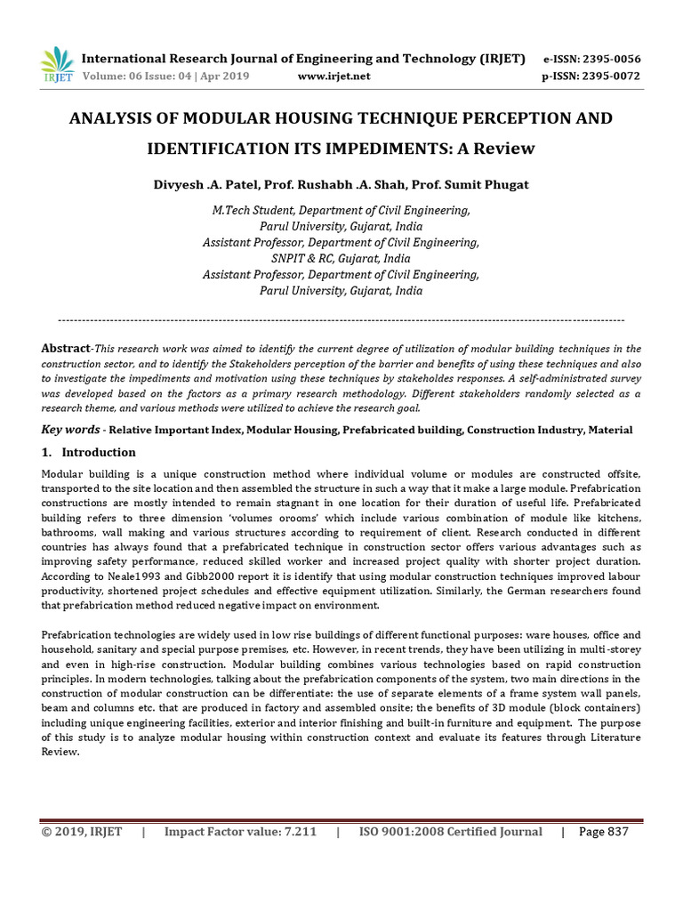 Irjet V6i4183 | PDF | Survey Methodology | Engineering