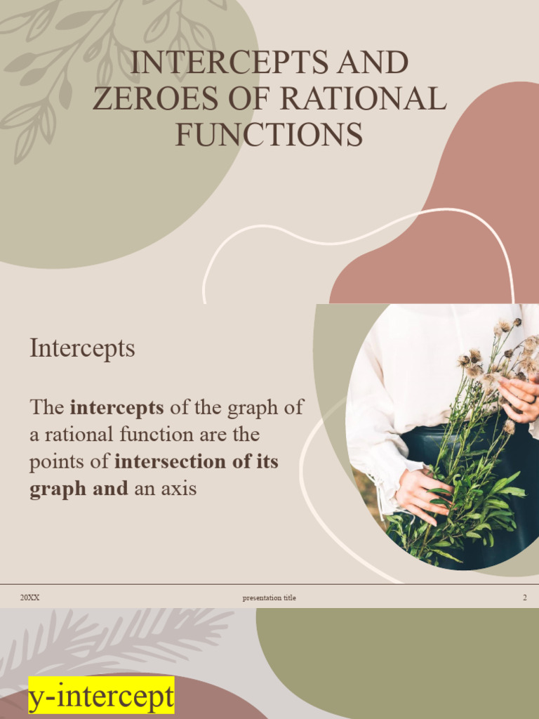 Intercepts And Zeroes Of Rational Functions Pdf Asymptote Function Mathematics