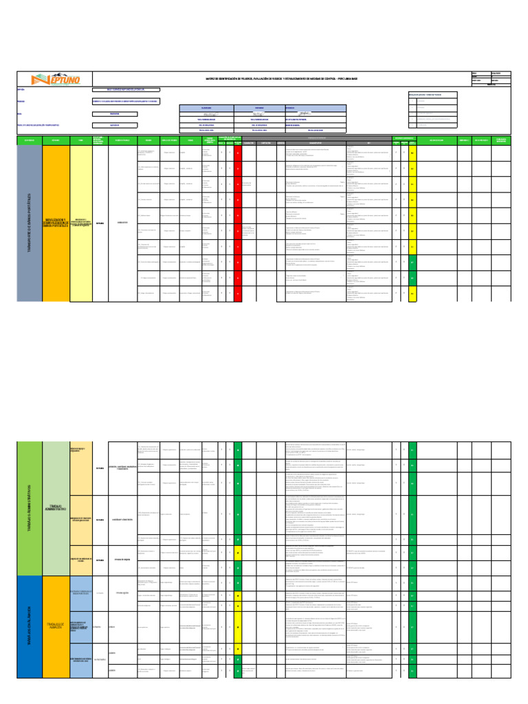 NEPTUNO-IPERC LINEA BASE-ver.01 | PDF