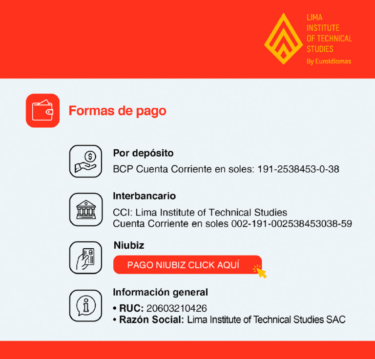 LITS - MODALIDADES DE PAGO | PDF