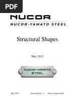 Nucor Steel Structural Products Guide | PDF | Weight | Civil Engineering