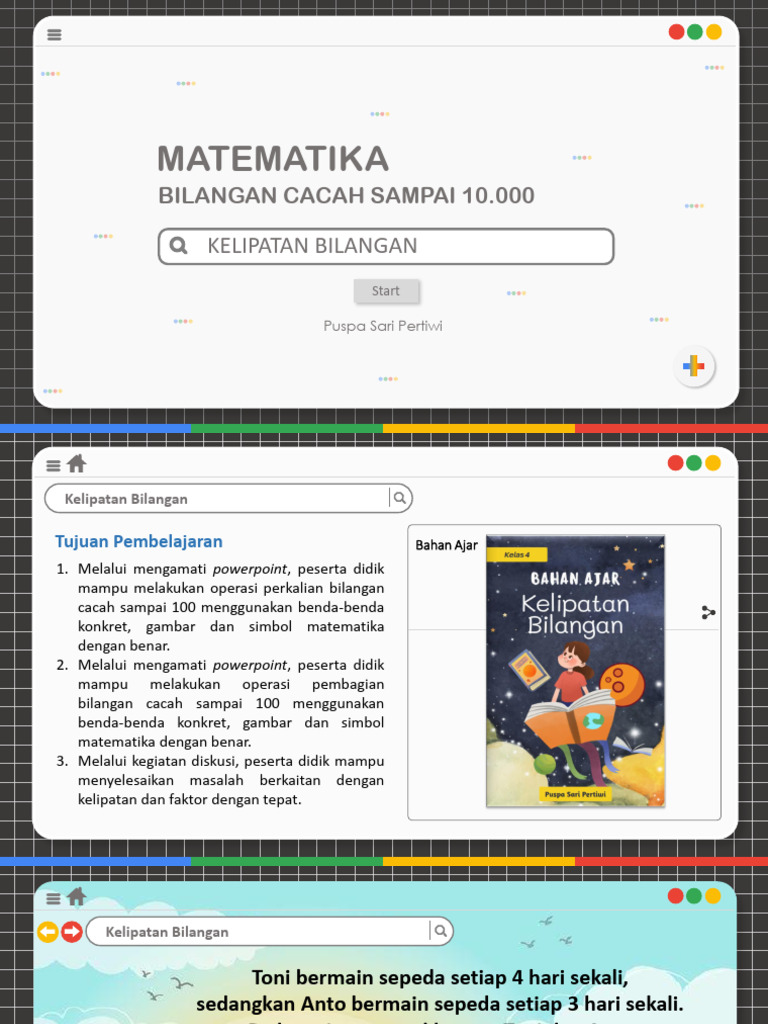 Materi Kelipatan Bilangan - Puspa | PDF
