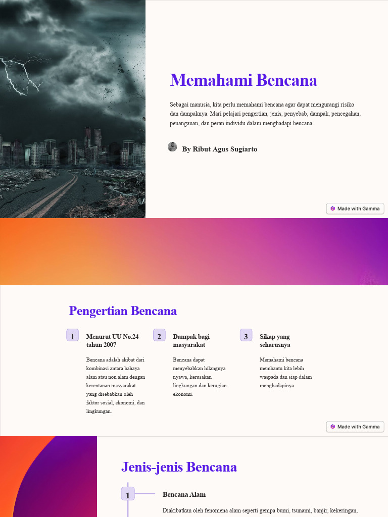 Memahami Bencana | PDF