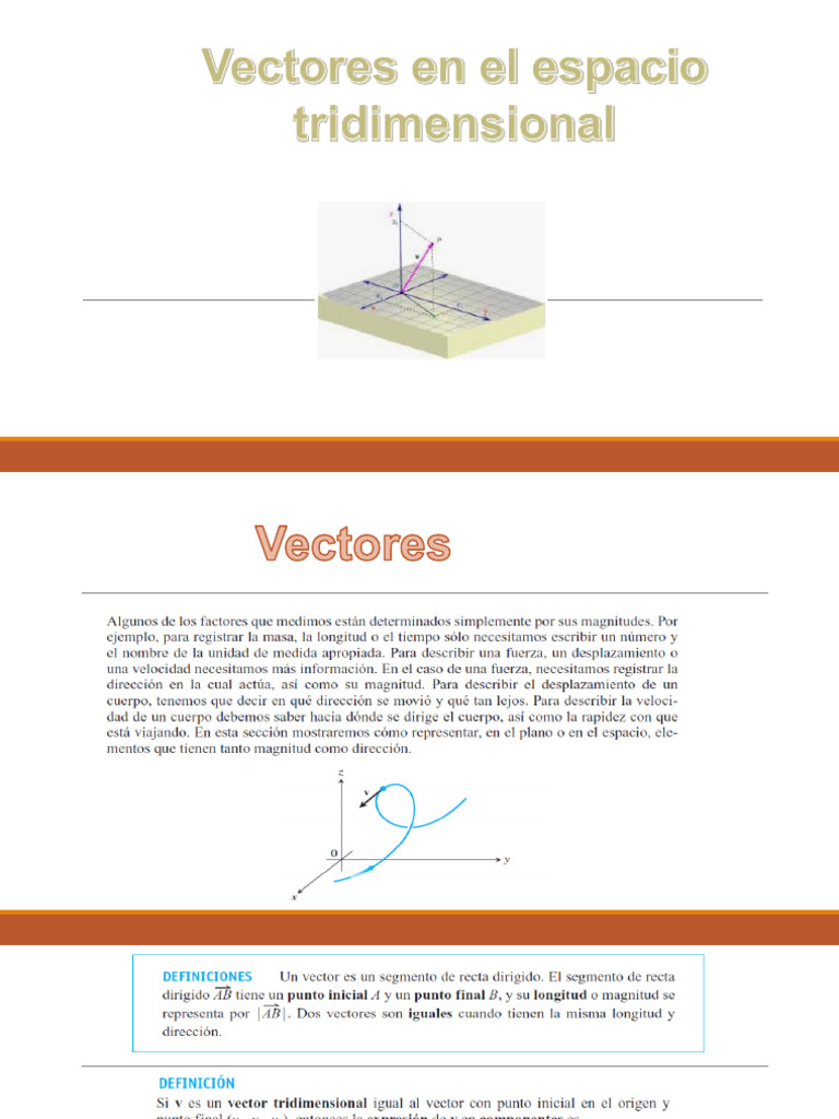 Sección 0 7 Vectores en R3 | PDF
