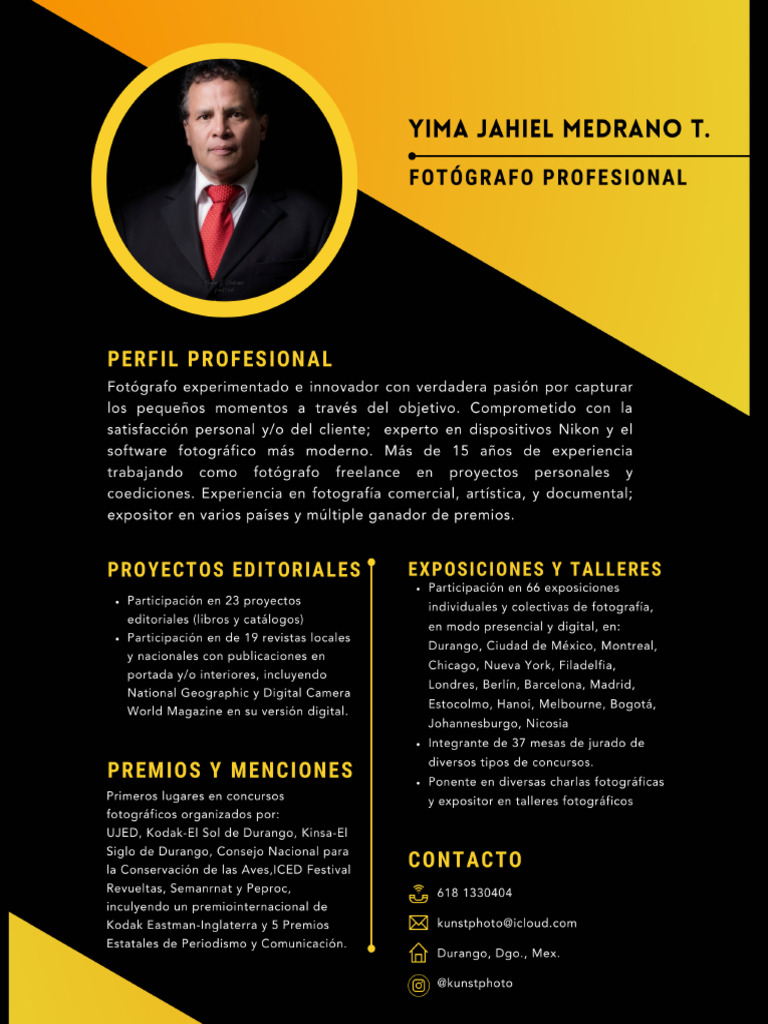Yima Professional CV Bienes Raíces Clases | PDF