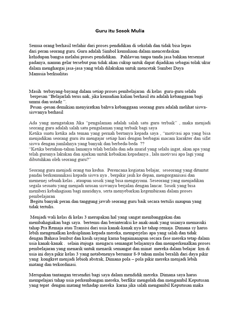 Nur Zakiyyah Ulfah - Tulisan Maret | PDF