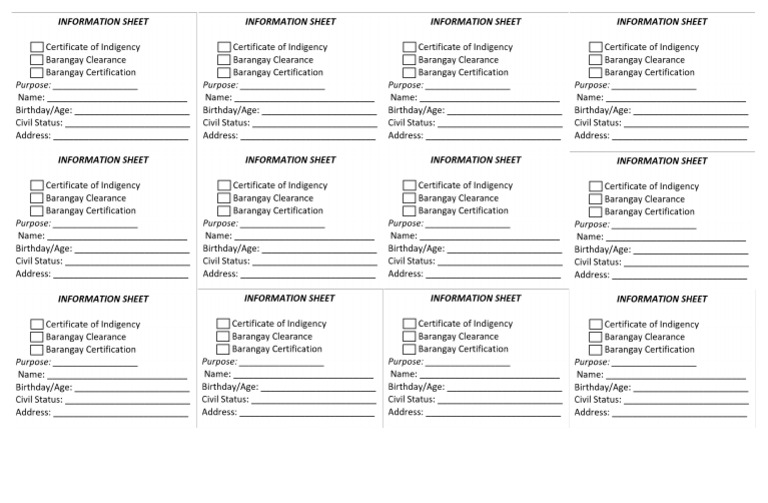 Info Sheet Picture | PDF