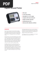 Megger Test Report Template | PDF | Electricity | Equipment