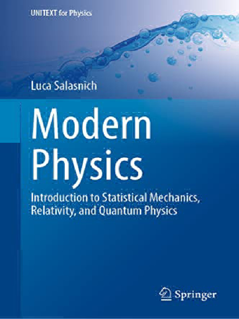 Modern Physics Introduction To Statistical Mechanics, Relativity, and ...