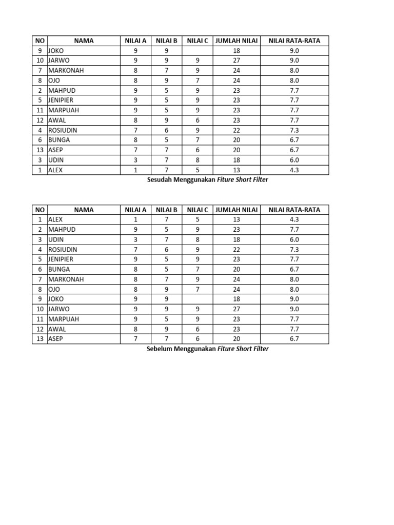 Rabiatul Adawiyah-2022021900076-Excel | PDF
