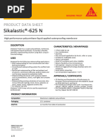 Sikalastic M 270 NP Product Overview | PDF | Humidity | Coating