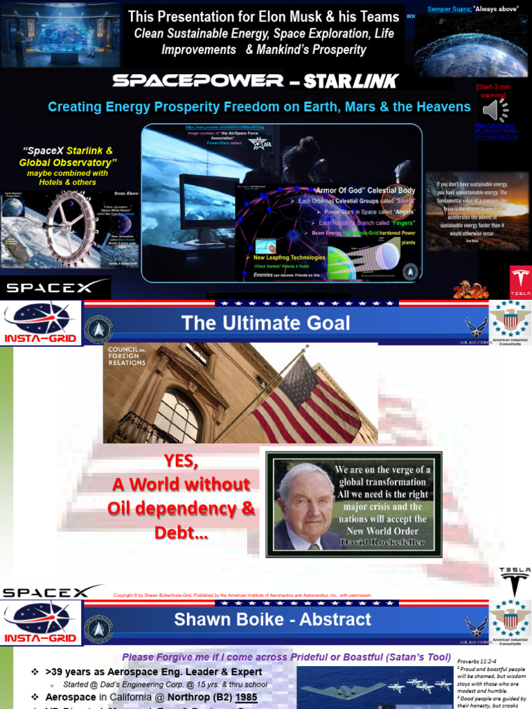 SpacePower-Starlink 4 Elon 2024 MemDay | PDF | Transmitter | Outer Space