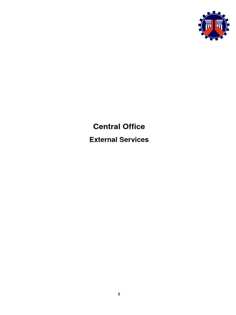 Central Office External and Internal Services 11302023 | PDF | Engineer