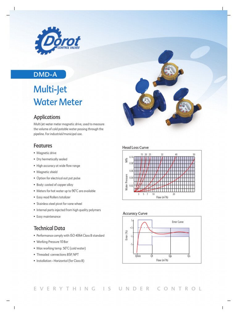 DOROT WATER METER | PDF | Metre