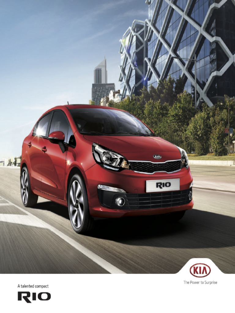 Kia Rio 2014 Int | PDF | Engines | Airbag