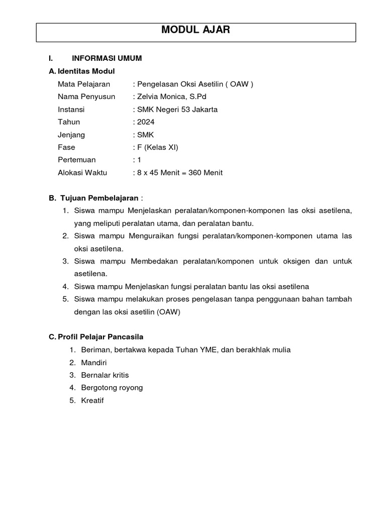 modul-ajar-OAW | PDF
