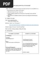 A Detailed LessoN Plan in Teaching Linear and Nonlinear Text | PDF ...