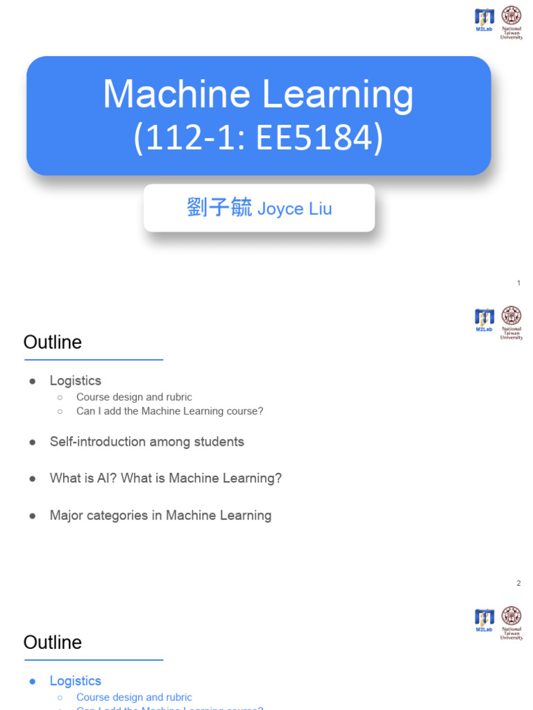 Machine Learning Week 1 | PDF | Machine Learning | Artificial Intelligence