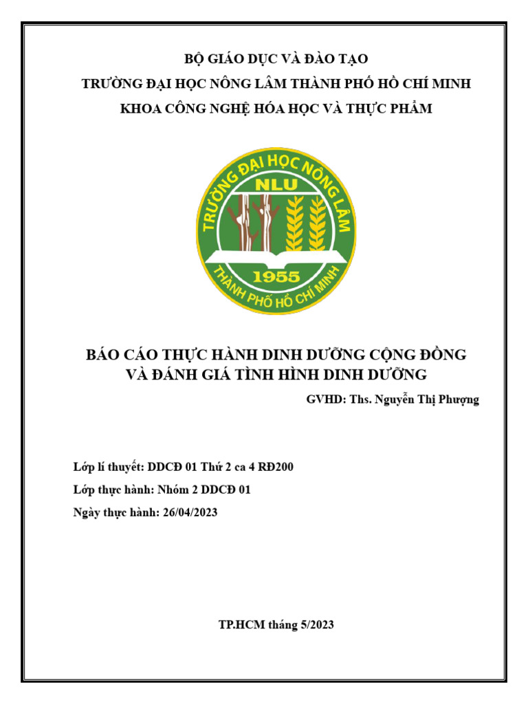 Báo Cáo TH DDCD Nhóm 2 T 1 L P DDCD 01 | PDF