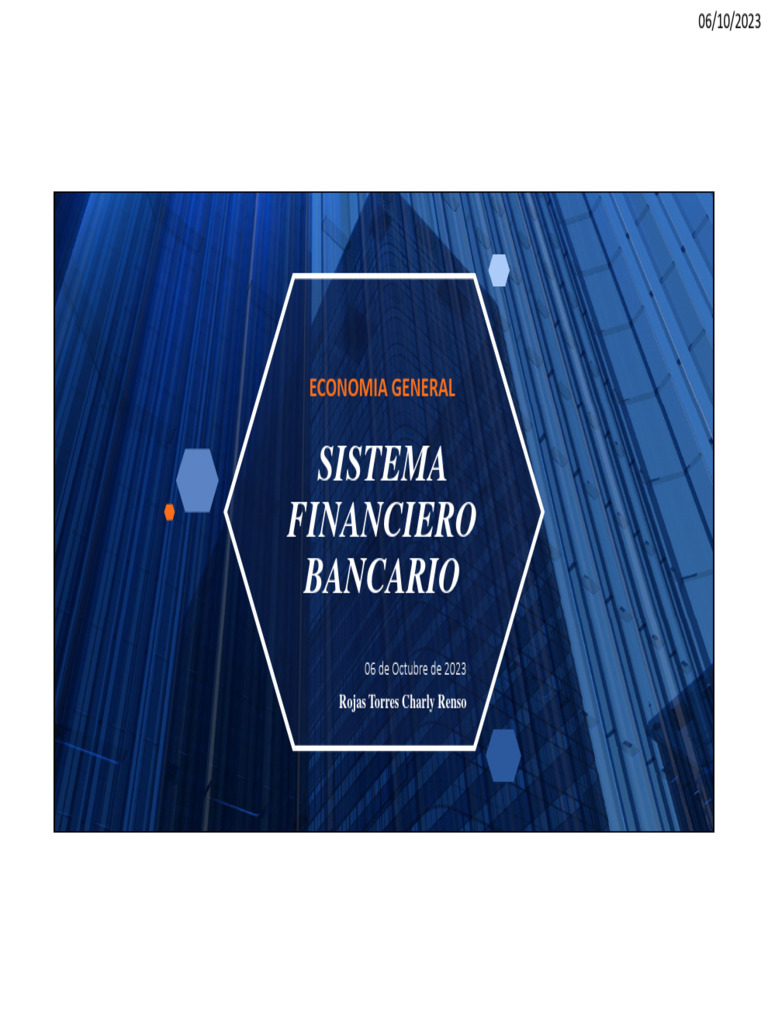 Evolución del Sistema Financiero Bancario | PDF | Bancos | Sistema ...