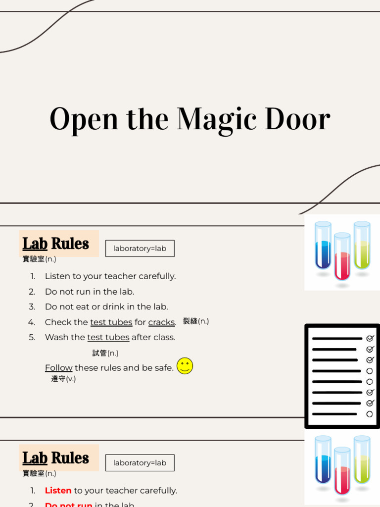 B1L3-Open the Magic Door | PDF
