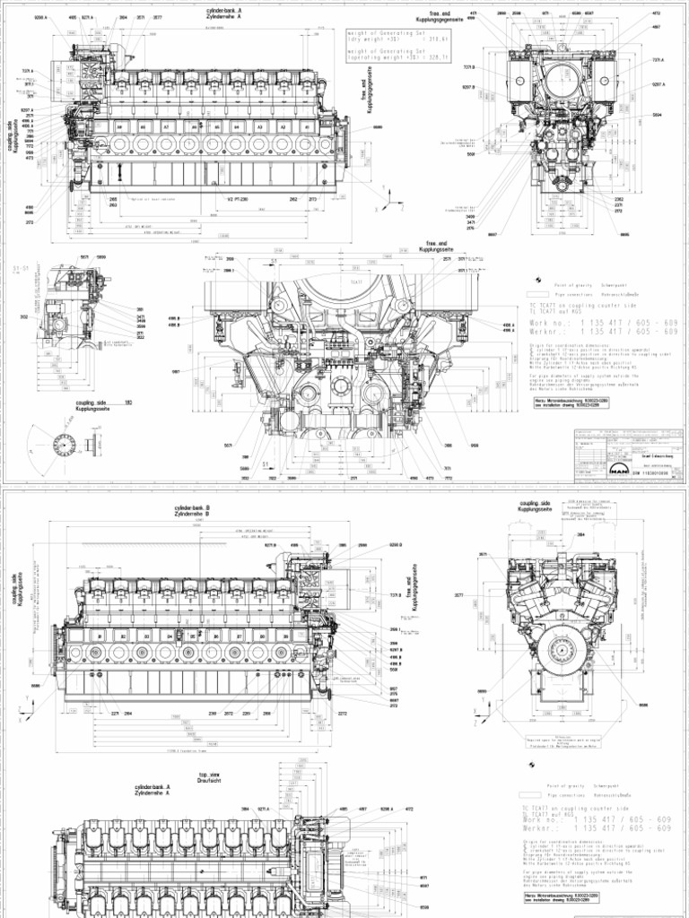 Drawing - Genset Installation - 11830010090 - Rev - 2013-02-18 | PDF