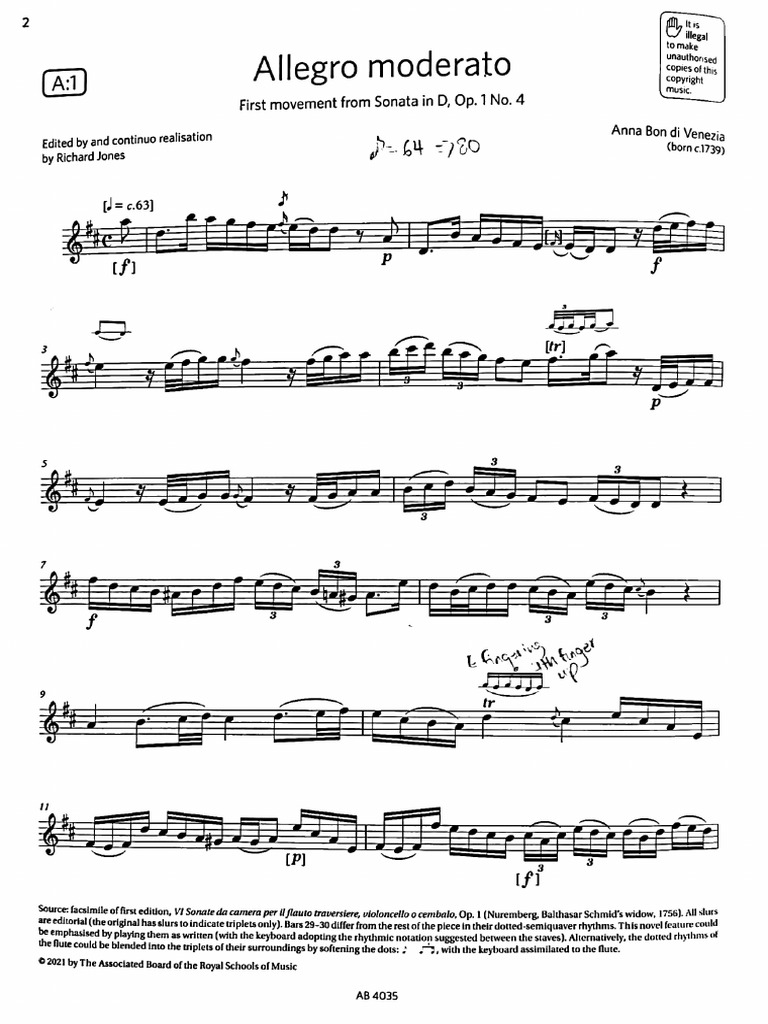 Flute Grade 7 - 2022 | PDF