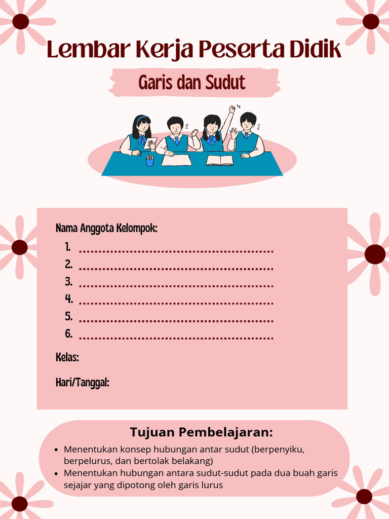 Salinan Dari LKPD Garis Dan Sudut - 20240325 - 162636 - 0000 | PDF