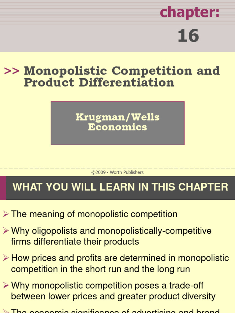 Monopolistic Krugman | PDF | Economic Equilibrium | Long Run And Short Run
