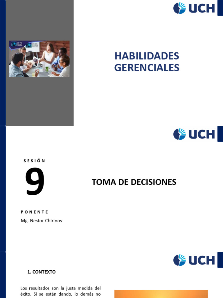 PPT9 - Toma de Decisiones | PDF | Toma de decisiones | Cognición