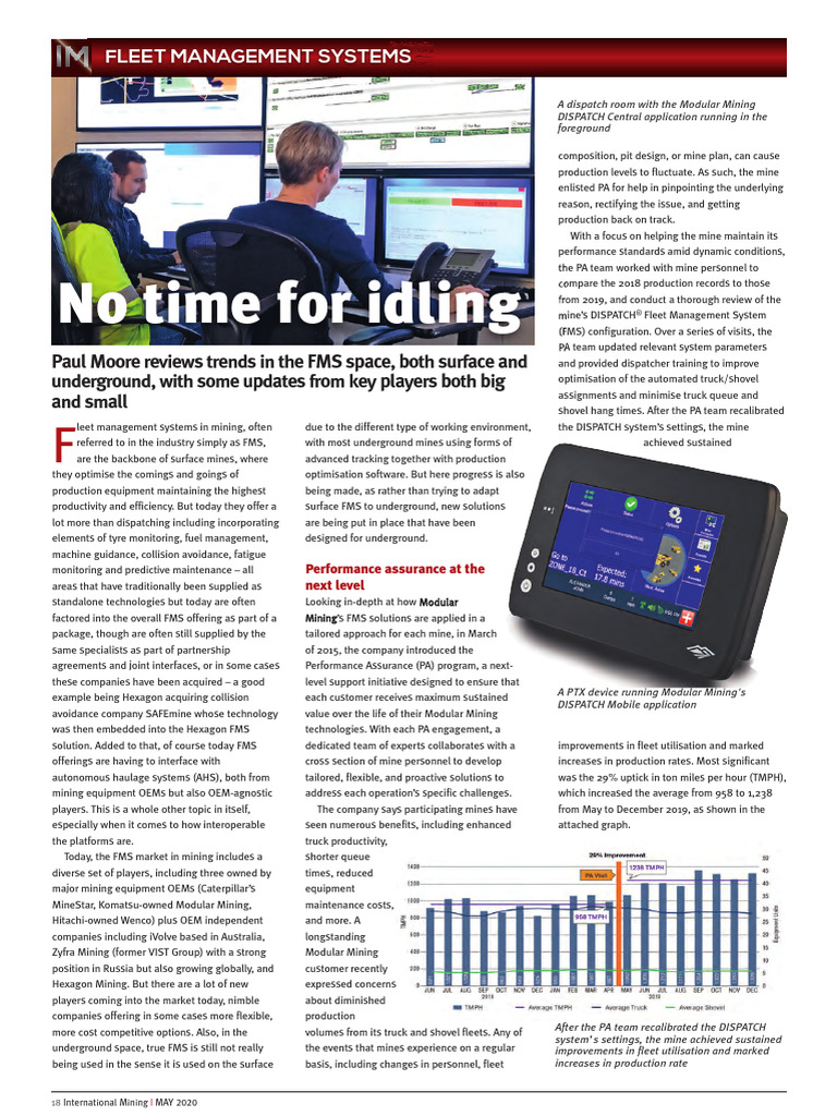 International Mining FMS Report May 2020 | PDF | Mining | Coal Mining