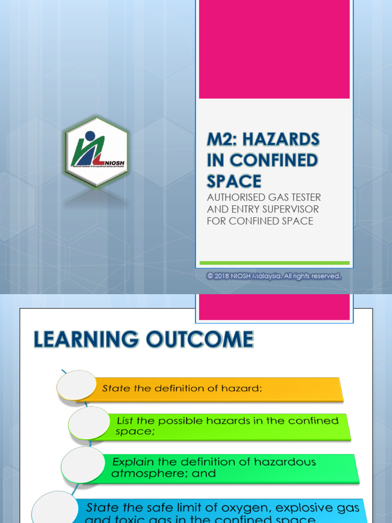 M2 Hazards in Confined Space2 | PDF | Hazards | Occupational Safety And ...