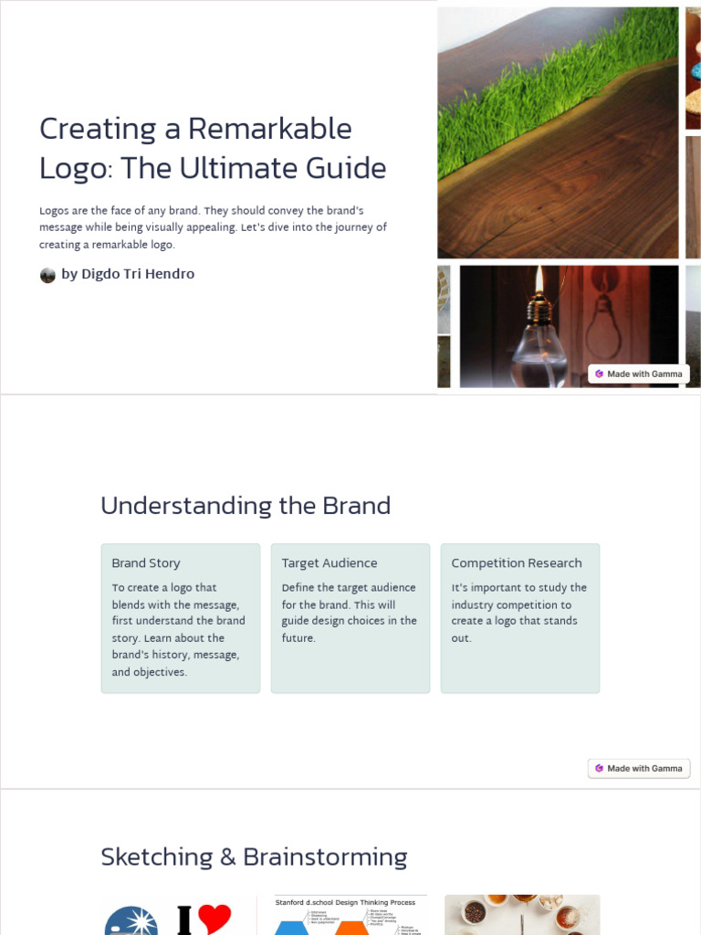 02 Creating-a-Remarkable-Logo-The-Ultimate-Guide | PDF | Logos | Brand