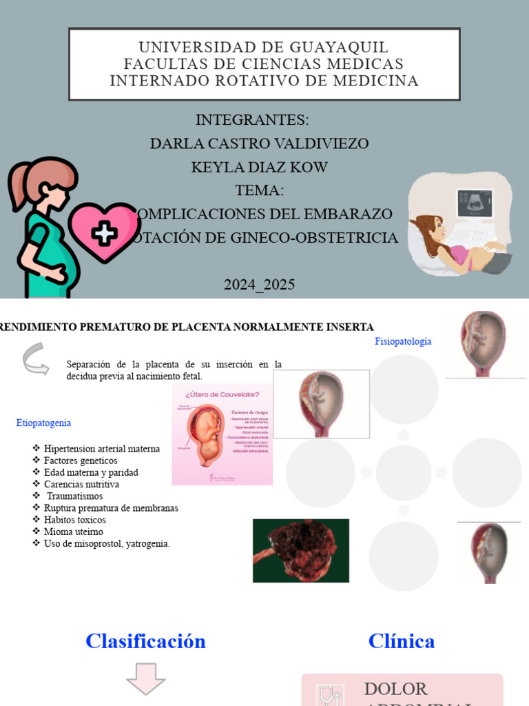 Complicaciones Del Embarazo | PDF | Parto | El embarazo
