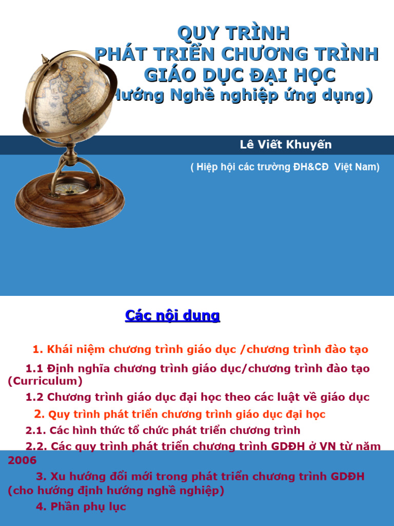 HP4.Quy Trinh Phat Trien Chuong Trinh GDDH | PDF