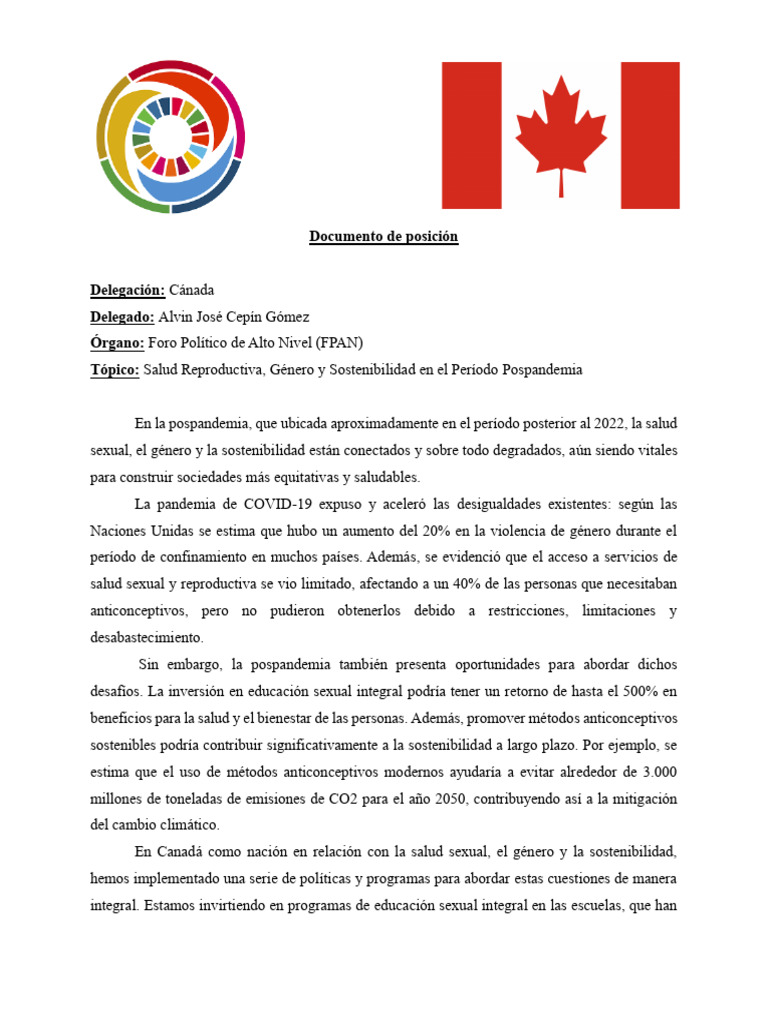 DP - Canada | PDF | Igualdad de género | Estudios de género
