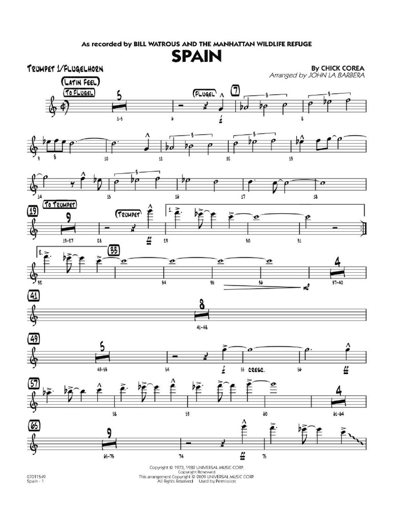 Spain 1st Trumpet | PDF